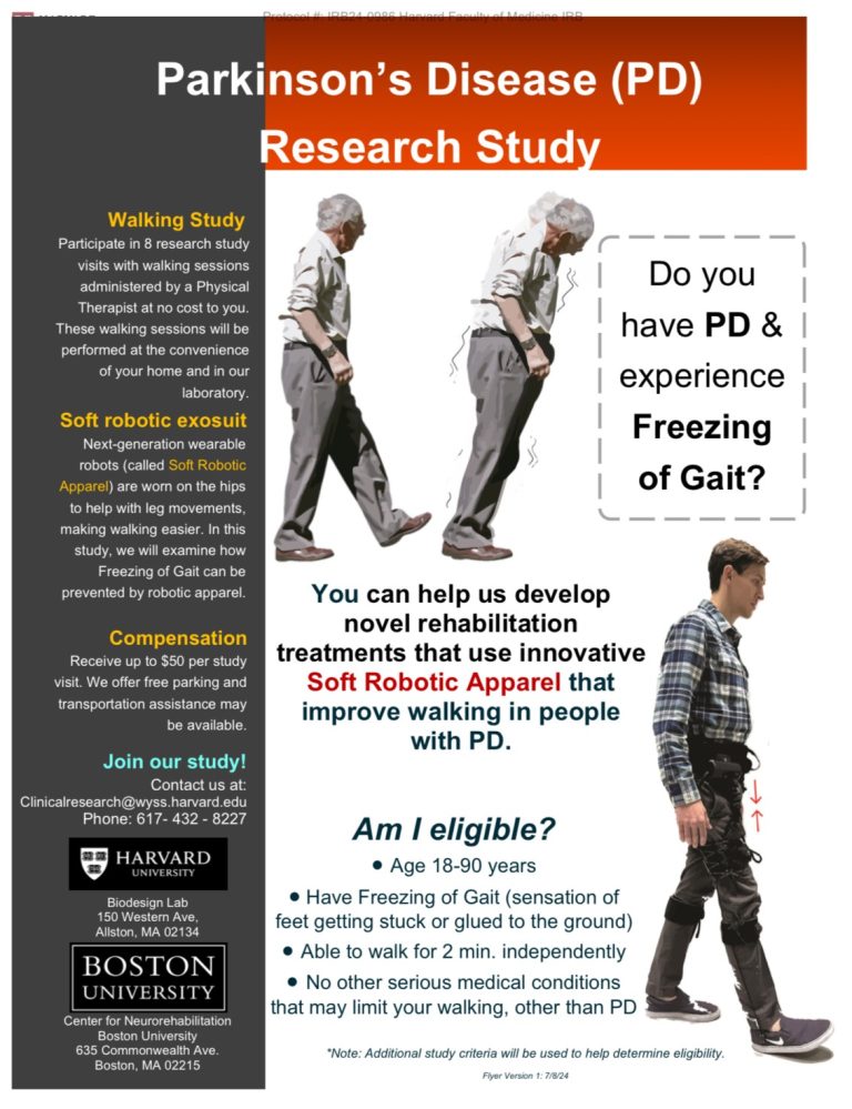 Freezing of Gait Study | American Parkinson Disease Association